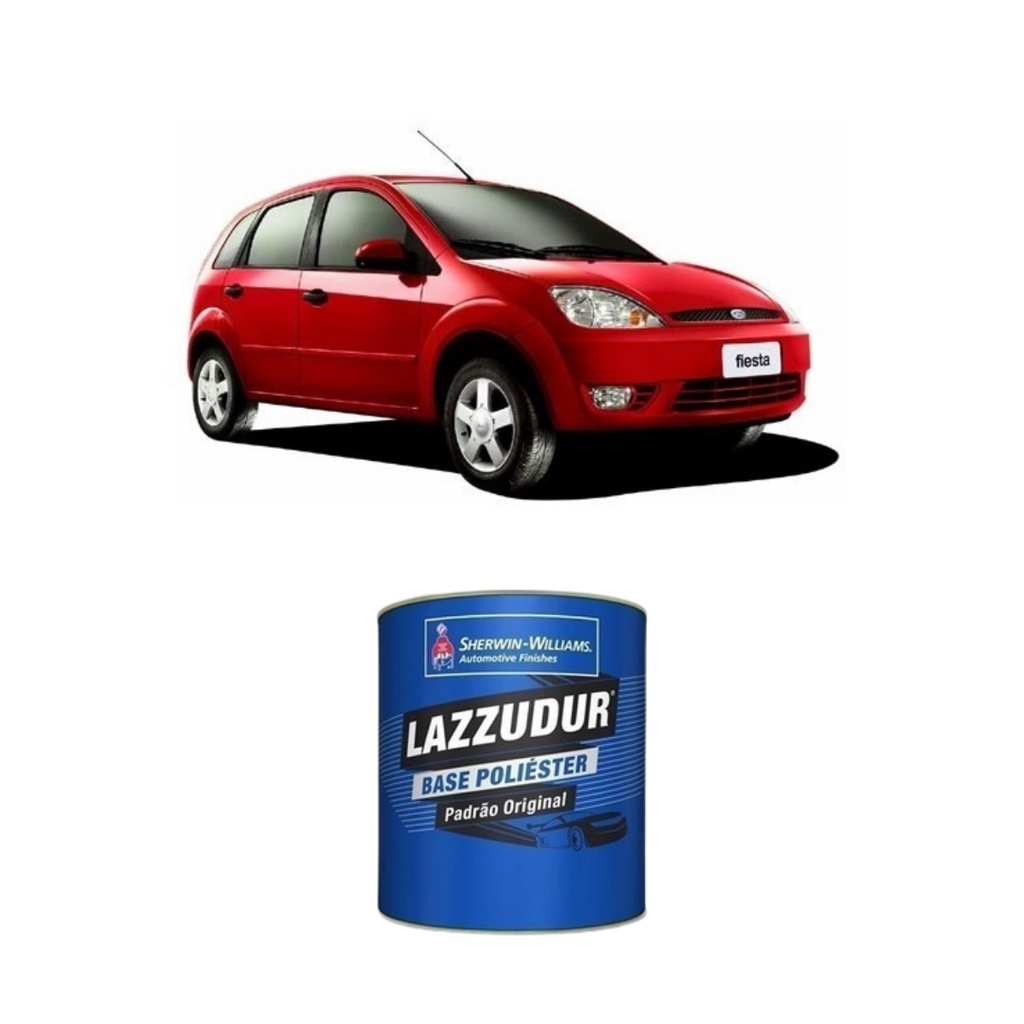 Tinta Poliester Vermelho Bari Lisa - Dcf/501 Ford 900ml | Shopee Brasil