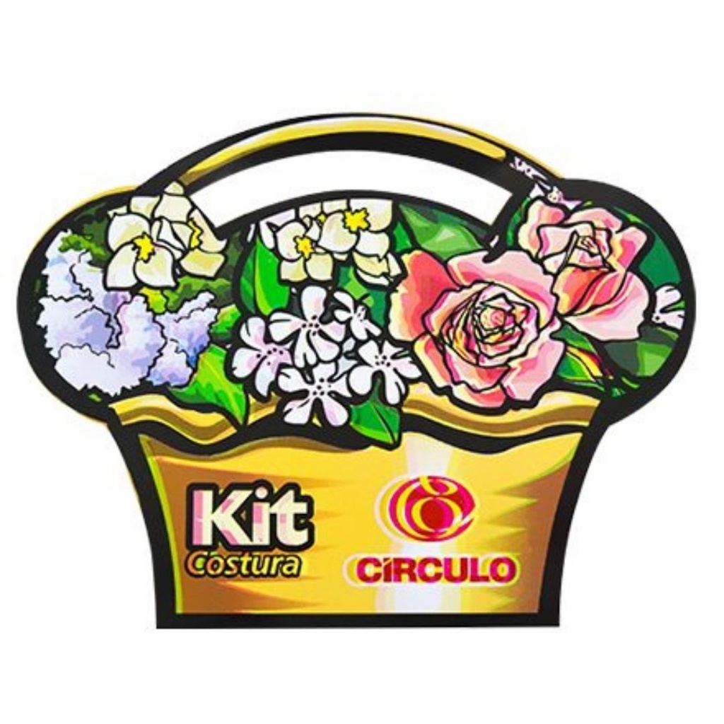 Agulheiro Cesta Costura Com 19 Agulhas E 1 Passador De Linha Círculo ...
