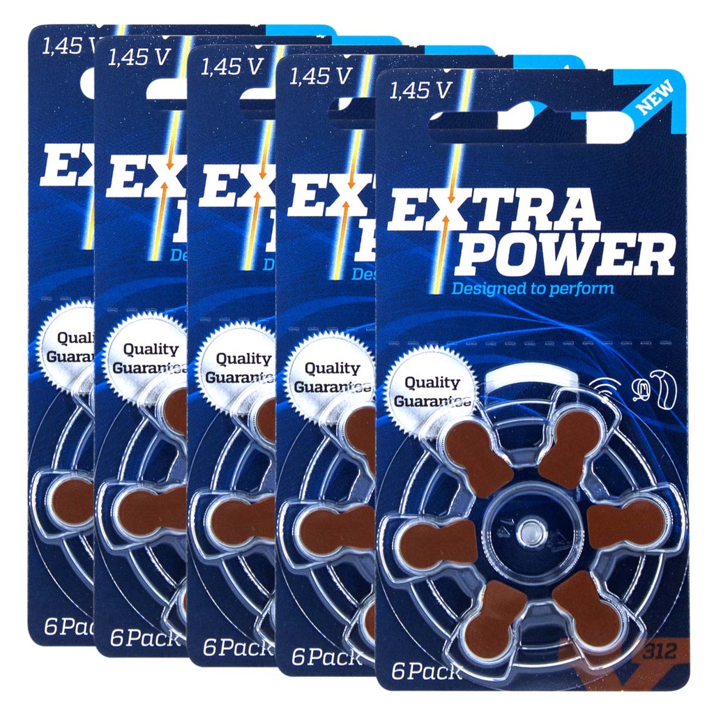 Pilha Auditiva 312 Extra Power Bateria Pr41 kit 30 unidades | Shopee Brasil