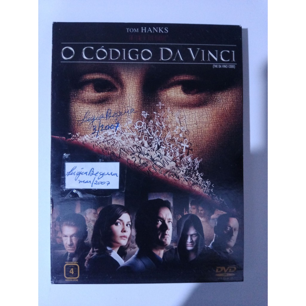 DVD's O Codigo Da Vinci (Usados) | Shopee Brasil