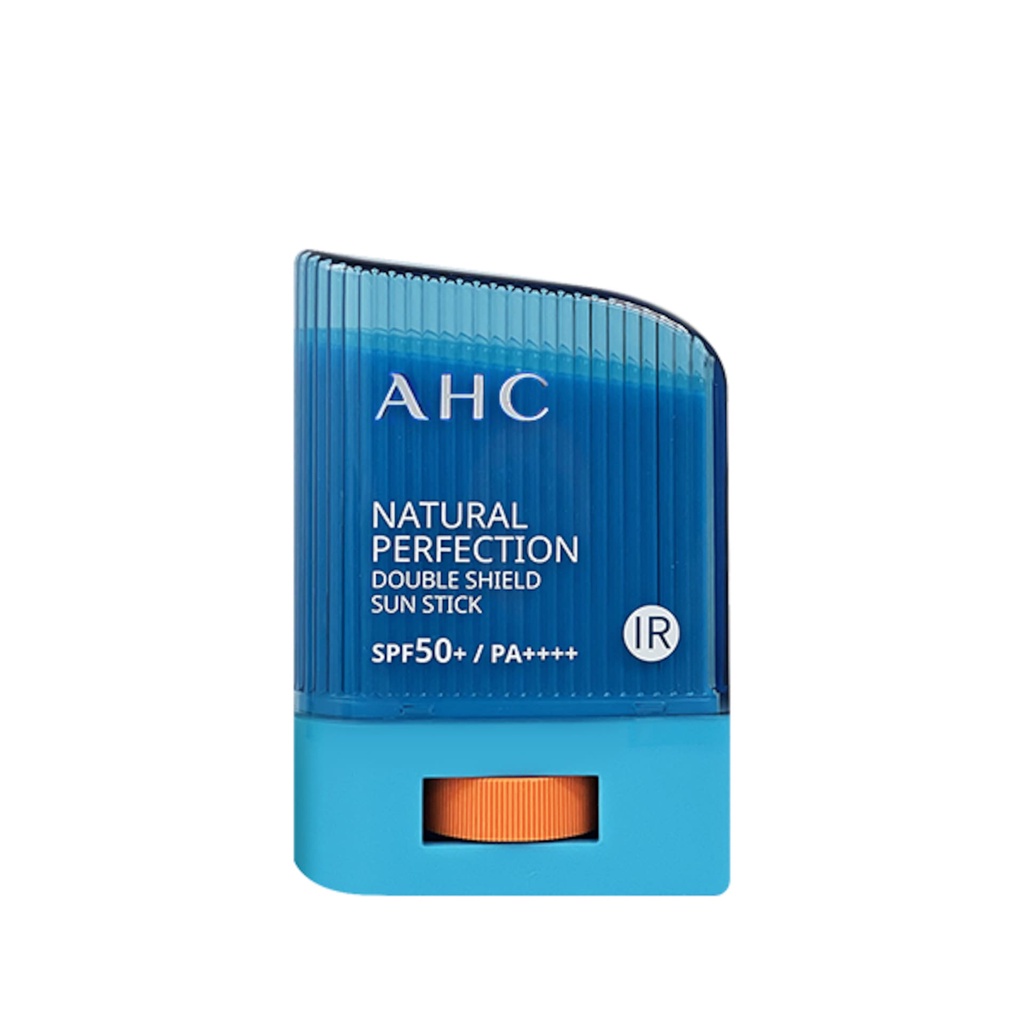 ahc natural perfection double shield sun stick spf50+ pa++++ 14g 22g | Shopee Brasil