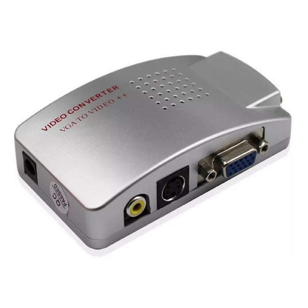 Adaptador Conversor Transcoder S-video Vga | Shopee Brasil