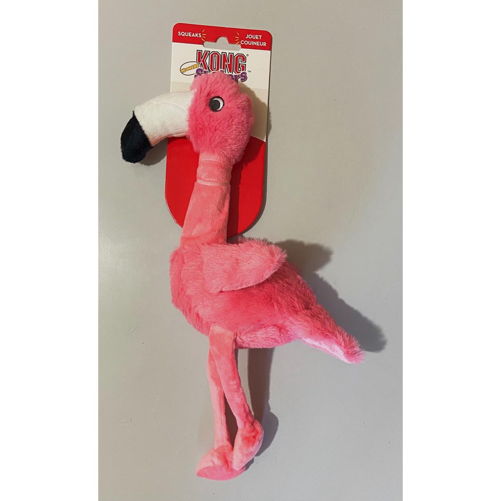 Brinquedo Kong Shakers Honkers Flamingo Pelúcia Para Cachorros Toy ...
