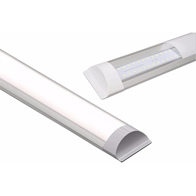 Luminária Slim Tubular Sobrepor Led 18w 60cm 6500K Branco Frio Elgin ou Demi | Shopee Brasil