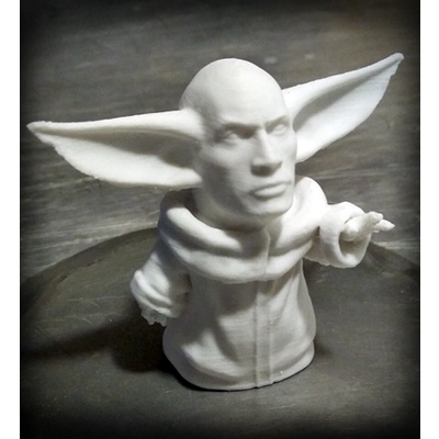 The rock versao grogu "grockgu" the mandalorian o mandaloriano ...