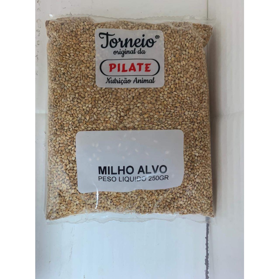 KIT 06 SEMENTE DE MILHO ALVO 250G - similar a painço portugues | Shopee ...