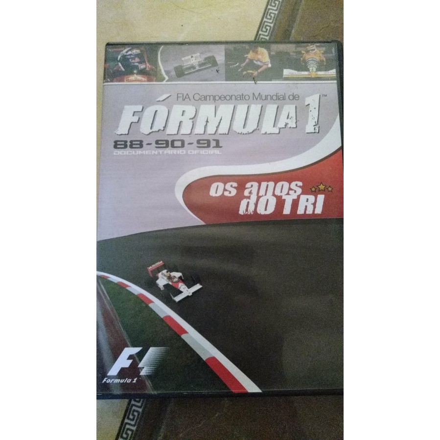 DVD - FORMULA 1 OS ANOS DO TRI - AIRTON SENNA | Shopee Brasil
