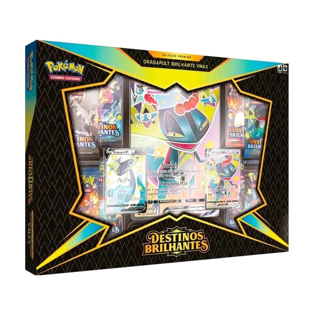 Dragapult V e VMAX Shiny - Box Destinos Brilhantes | Shopee Brasil