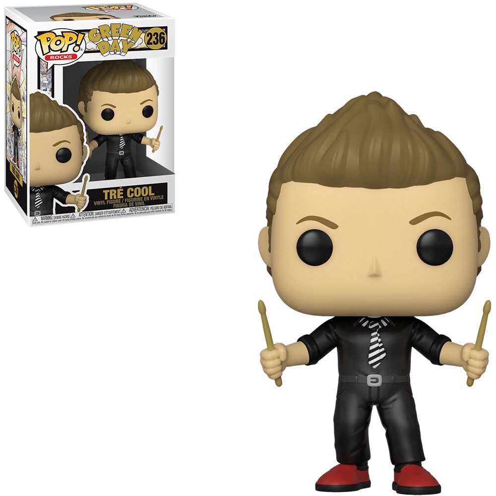 Funko Pop Rocks Green Day Tre Cool 236 Novo Original | Shopee Brasil