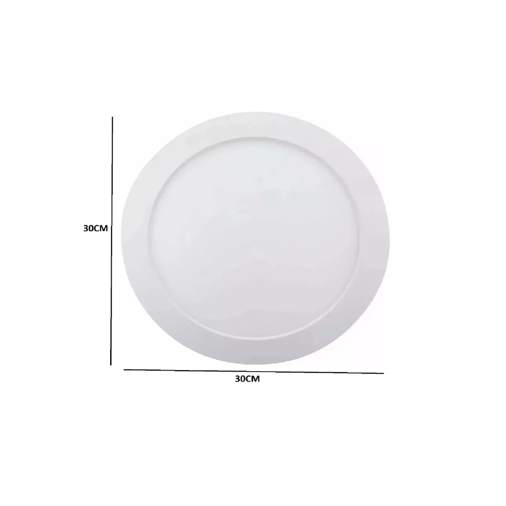 Luminária Led Plafon 18w Redonda Embutir Bivolt OTIMA QUALIDADE | Shopee Brasil