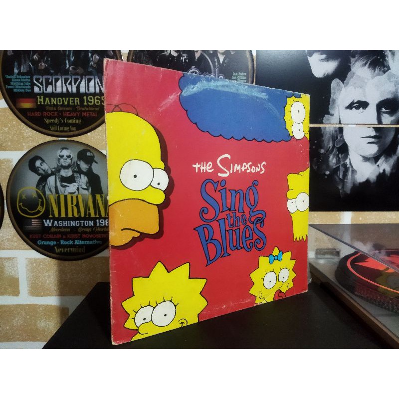 LP Disco de Vinil The Simpsons - Sing The Blues | Shopee Brasil