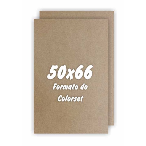 Papel Kraft 180g 40 Folhas Tamanho Cartolina 50x66cm Off Paper | Shopee ...