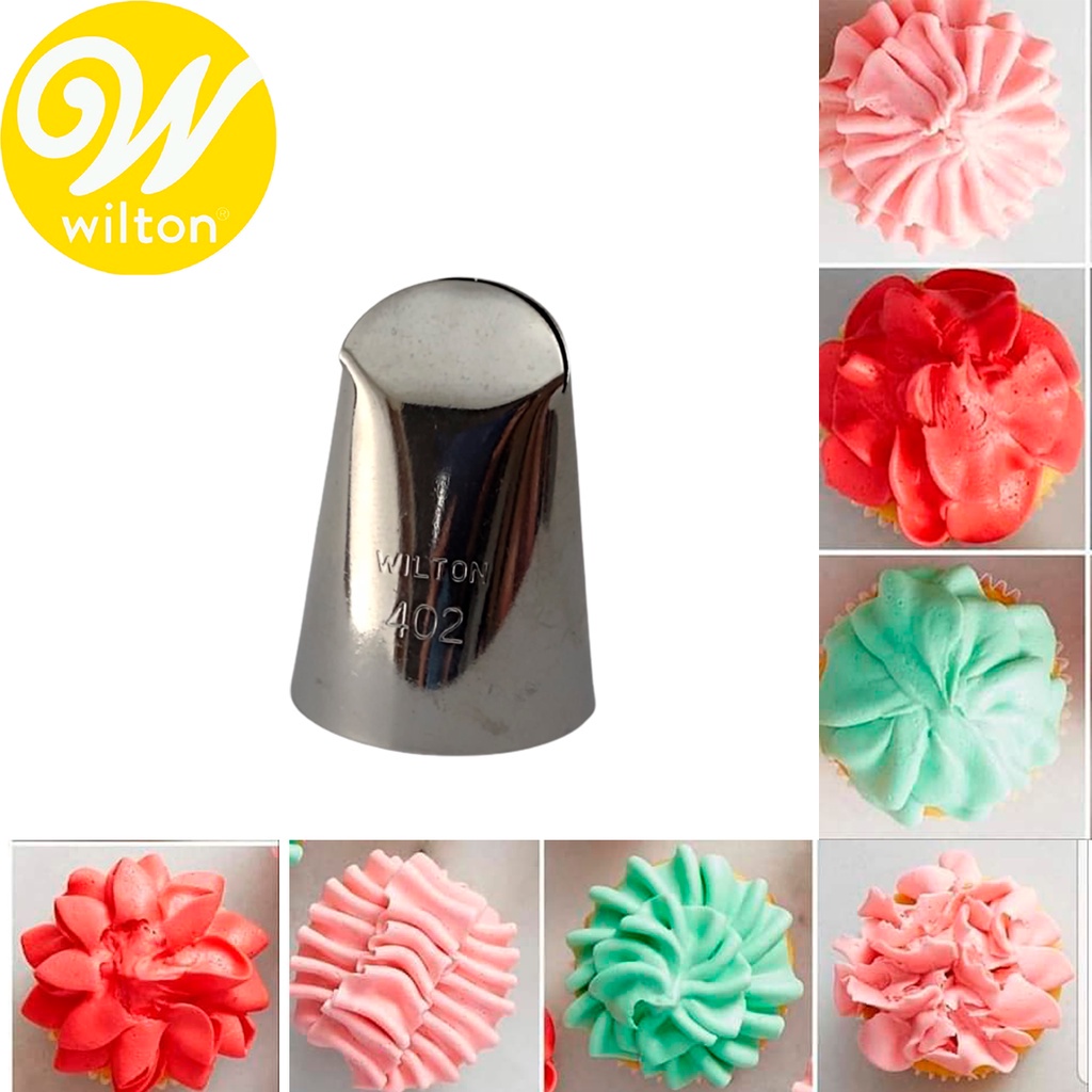 Bico De Confeitar Wilton 402 Babado Original Grande | Shopee Brasil