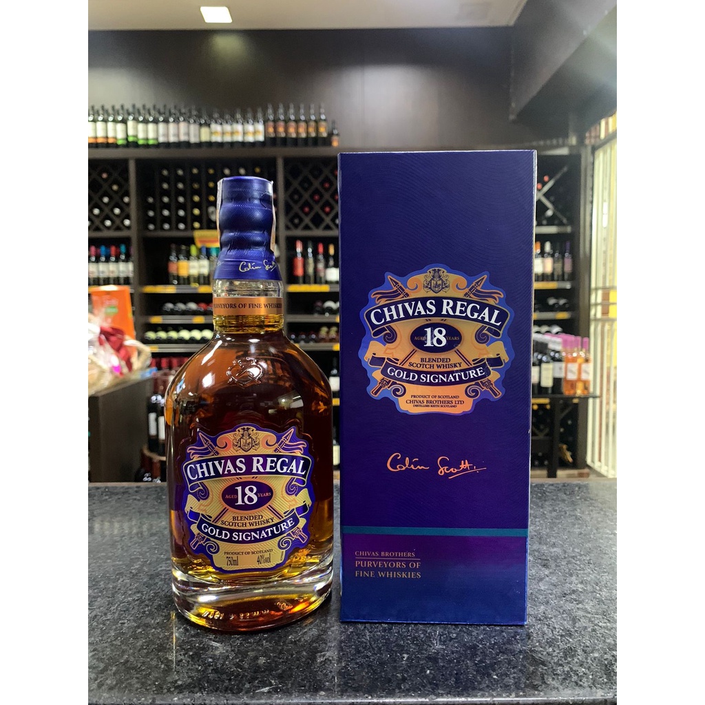 Whisky Chivas Regal 18 ANOS 750ML ORIGINAL | Shopee Brasil