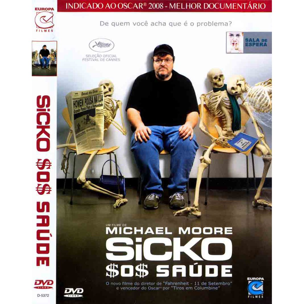 DVD Sicko - SOS Saúde. Um documentário de Michael Moore | Shopee Brasil