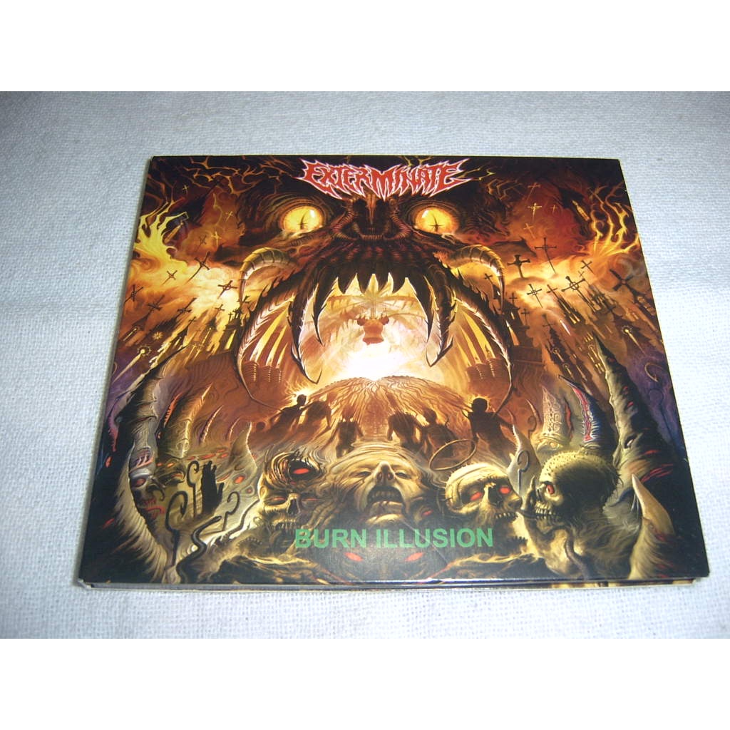 Cd Exterminate - Burn Illusion (2015 NACIONAL, Brutal Death METAL, Como ...