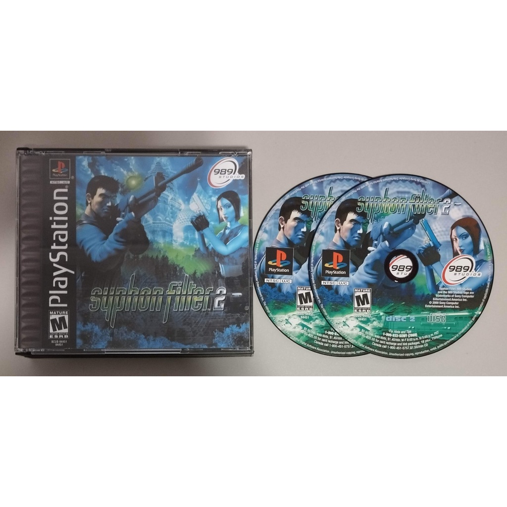 PS1 - Syphon Filter 2 Syphonfilter 2 (mídia preta) - Leia - Escorrega o ...