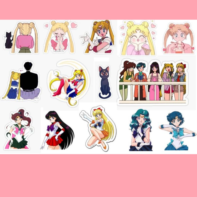Adesivos Sailor Moon Anime Shopee Brasil