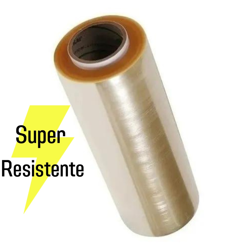 Rolo Bobina Plastico Filme Pvc Esticavel Resistente 28cm X 300m ...