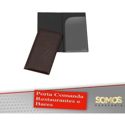 Porta Conta/comanda Para Restaurantes Kit 15 Unid Marron | Shopee Brasil