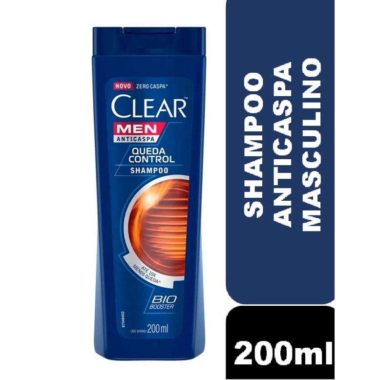 Shampoo Anticaspa Clear Men Queda Control 200ml | Shopee Brasil