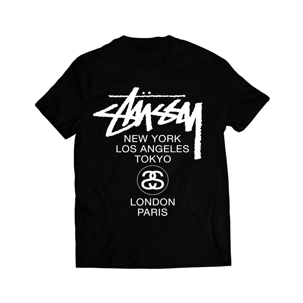 Camiseta GRFITE Lodon Paris New York Black | Shopee Brasil