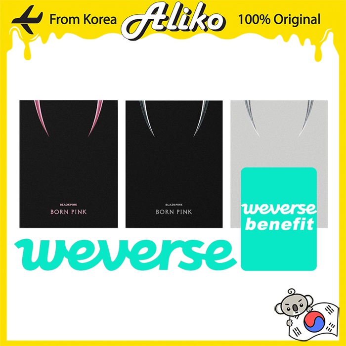 [WEVERSE] BLACKPINK 2nd Album - Born Pink [Box Set Ver.] | Shopee Brasil