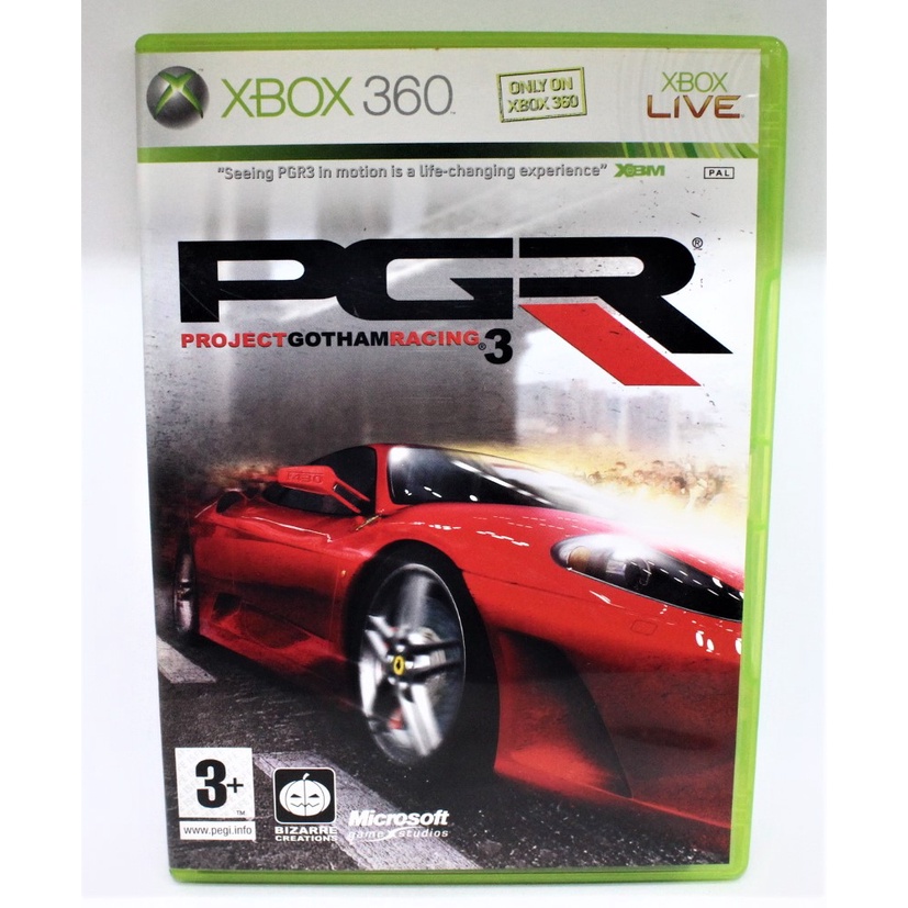Project Gotham Racing 3 Xbox 360 PGR3 Original - Região PAL (Europeu ...