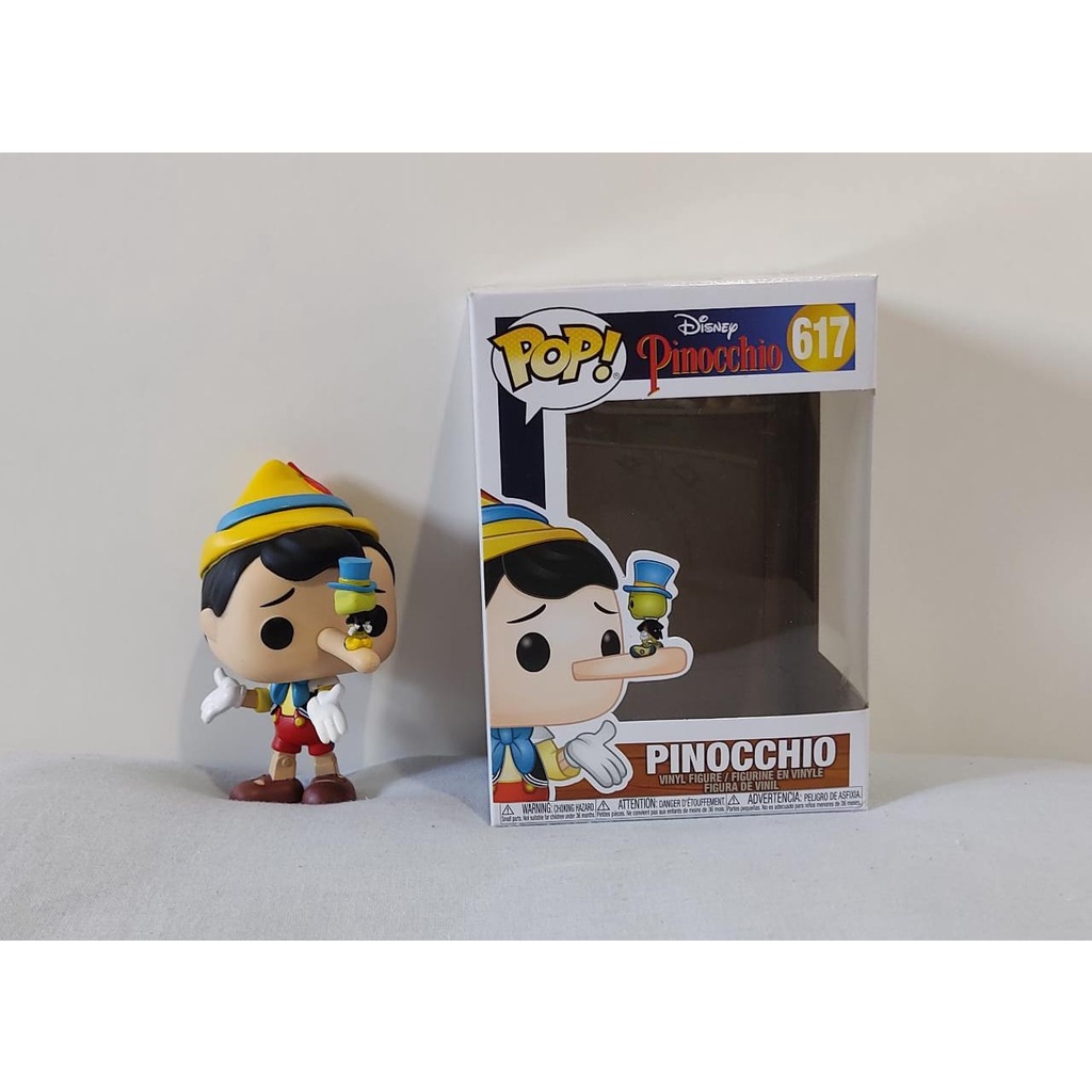 Funko POP! Pinocchio: Pinocchio (617) - Exc. Pop In A Box | Shopee Brasil