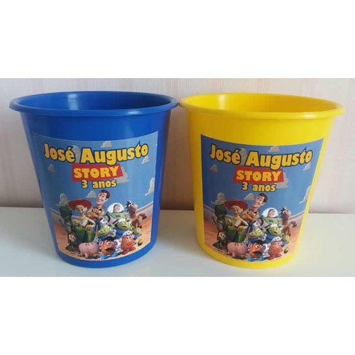 10 Balde 1 L Personalizado Toystory Prova D Agua | Shopee Brasil