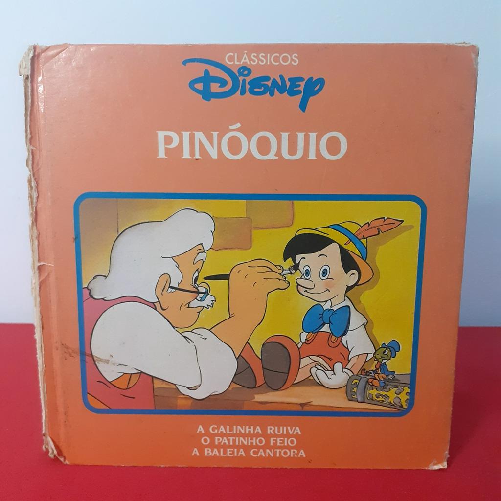 LIVRO - Clássicos Disney - Pinóquio, A Galinha Ruiva, O Patinho Feio e A Baleia Cantora ...