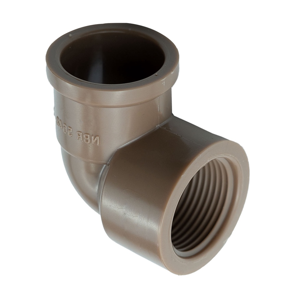 Joelho/Cotovelo LR Soldável/Roscável 25x1/2" PVC Marrom | Shopee Brasil
