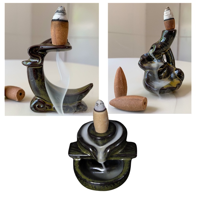 Incensário Cascata Zen - Cone - 3 Lindos Modelos a Sua Escolha ...