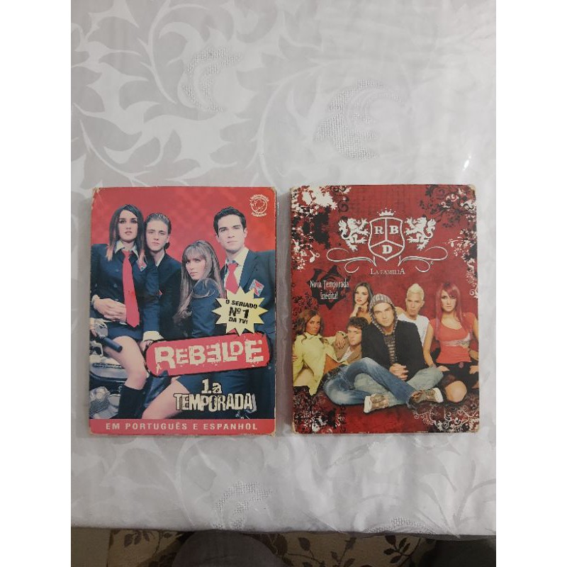 BOX DVD 1 Temporada Rebelde + RBD La Família | Shopee Brasil