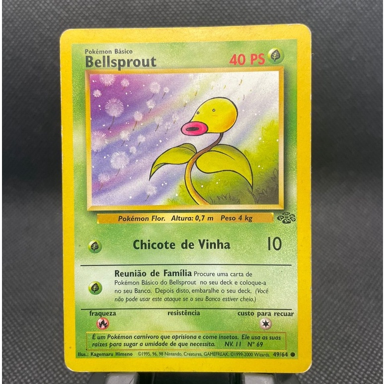 Bellsprout 49/64 Jungle Pokemon TCG Antigo | Shopee Brasil
