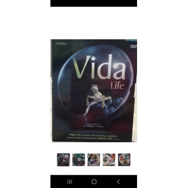 box dvds documentário Vida | Shopee Brasil