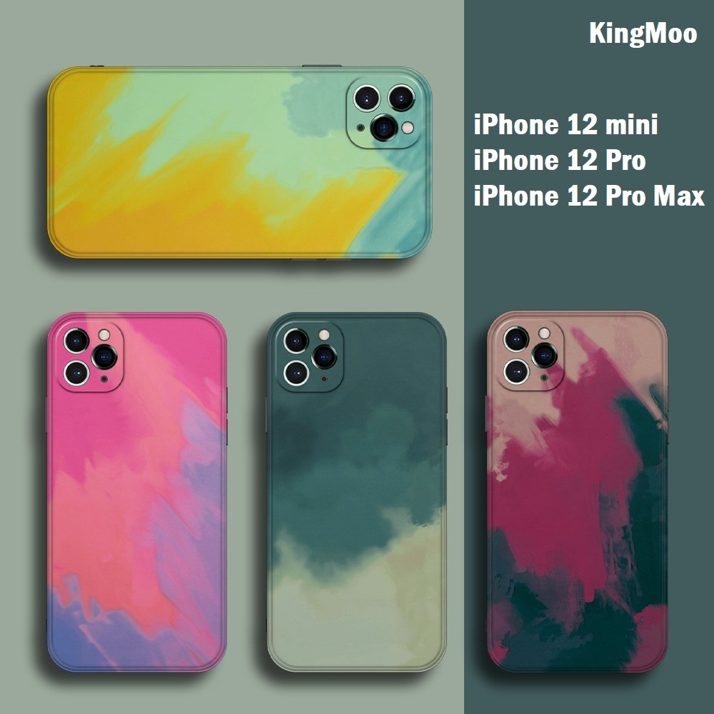 CAPINHAS CAPA CASE DE SILICONE INK PAINTED PARA IPHONE 12 Mini/12 Pro ...