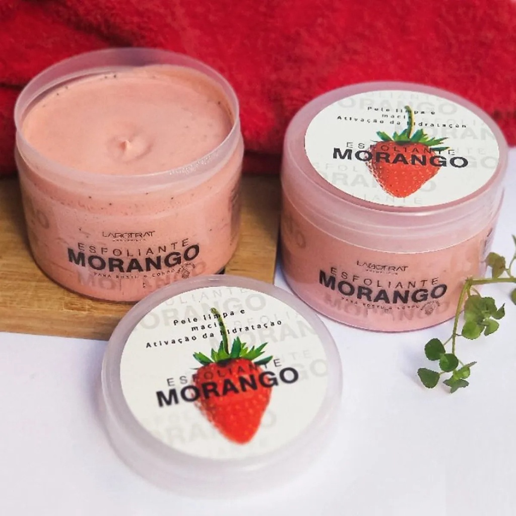 Esfoliante Corpo E Rosto Morango Labotrat 150g | Shopee Brasil
