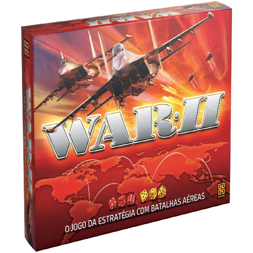 Jogo War II Tabuleiro - O Jogo da Estratégia com Batalhas Aéreas Grow ...