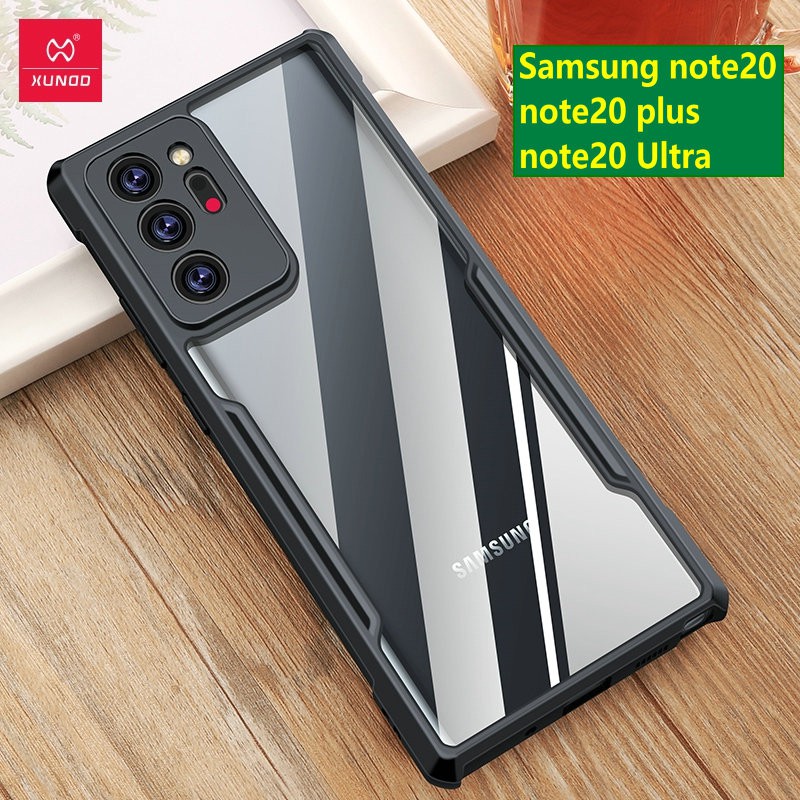 Capa XUNDD Para Samsung Galaxy Note20 Ultra Note 20 S23 S22 5G Protetora Anti-Queda Transparente ...