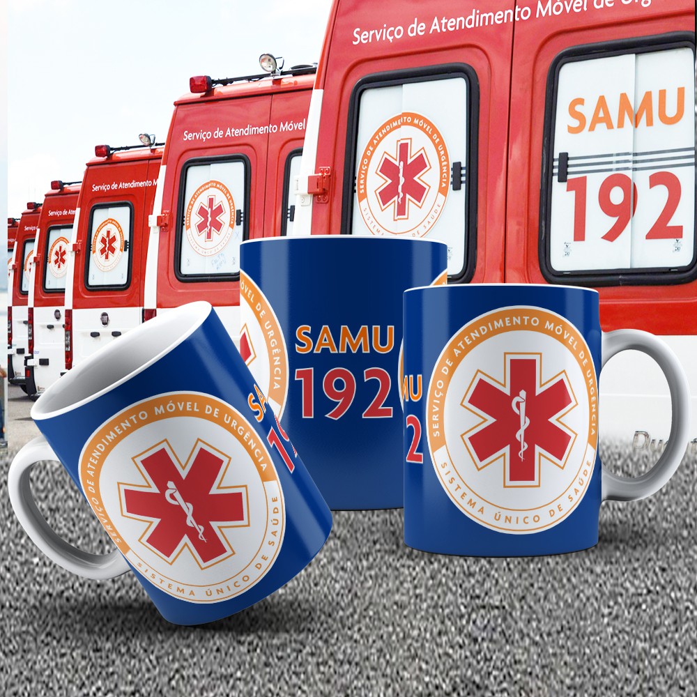 Caneca Samu Modelo 2 Personalizada Com Seu Nome | Shopee Brasil