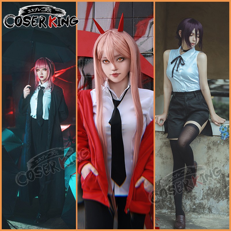 [Loja COSER KING] Anime Chainsaw Man Makima Denji Power Higashiyama ...