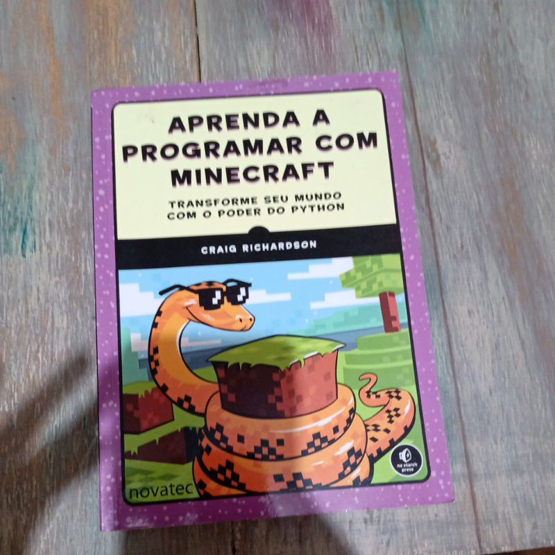 Livro Aprendendo a Programar com Minecraft | Shopee Brasil
