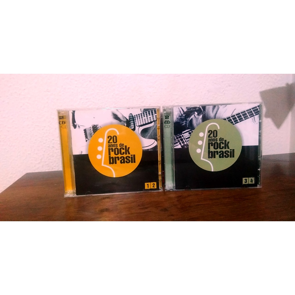CD 20 ANOS DE ROCK BRASIL - CD 1, 2, 3 E 4 - SOM LIVRE | Shopee Brasil