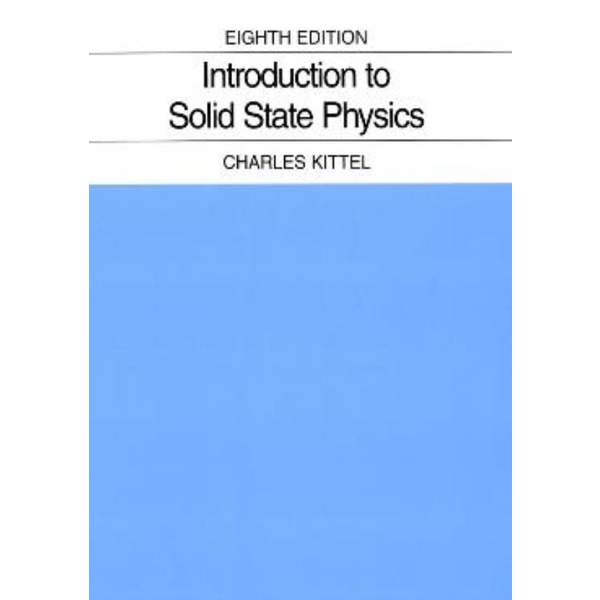 Livro - Introduction To Solid State Physics - 8Th Ed | Shopee Brasil