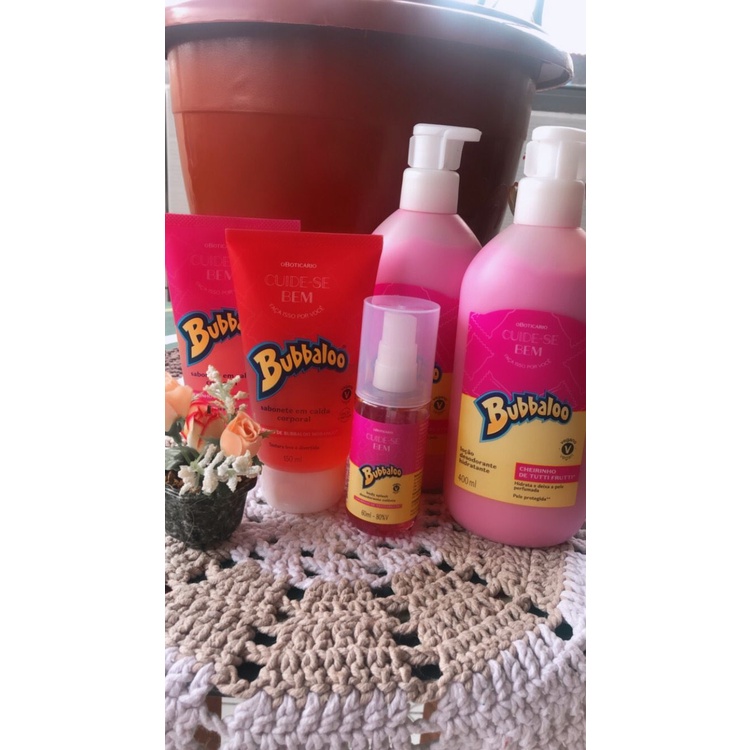 Creme loção hidratante corporal bubbaloo 400ml | Shopee Brasil
