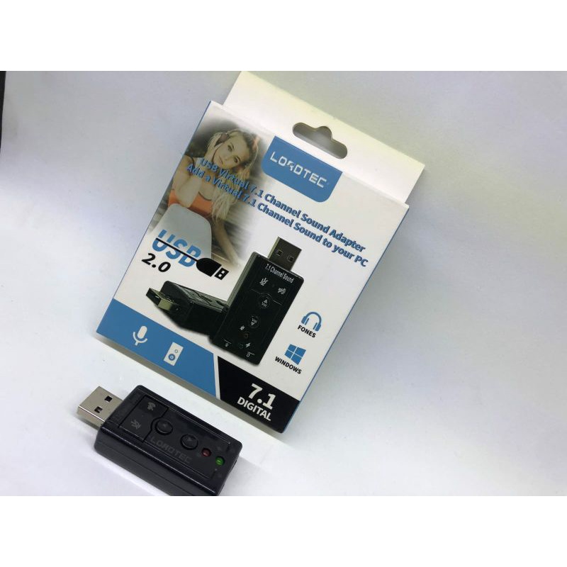 Placa de áudio/adaptador de áudio Lorotec | Shopee Brasil
