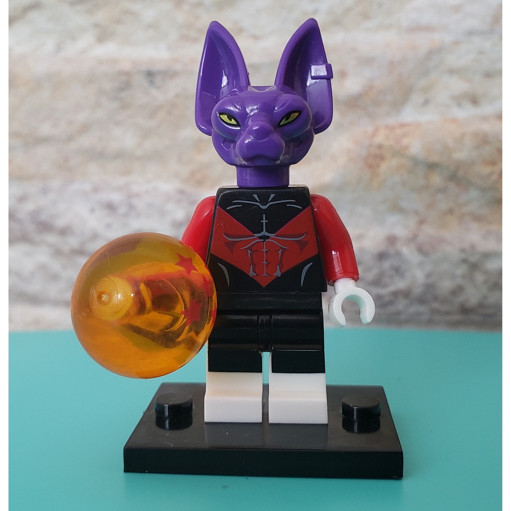 Boneco Minifigure Anime Dragon Ball Z Goku DBZ Bills Deus da destruição ...