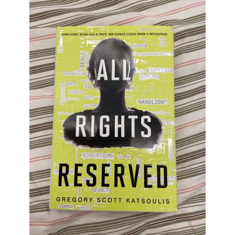 livro all rights reserved - gregory scott katsoulis - ingles capa dura ...