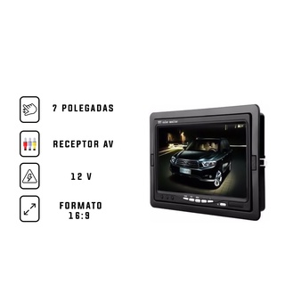 Tela Lcd 7 Polegadas Portátil Monitor Veicular Digital Top | Shopee Brasil